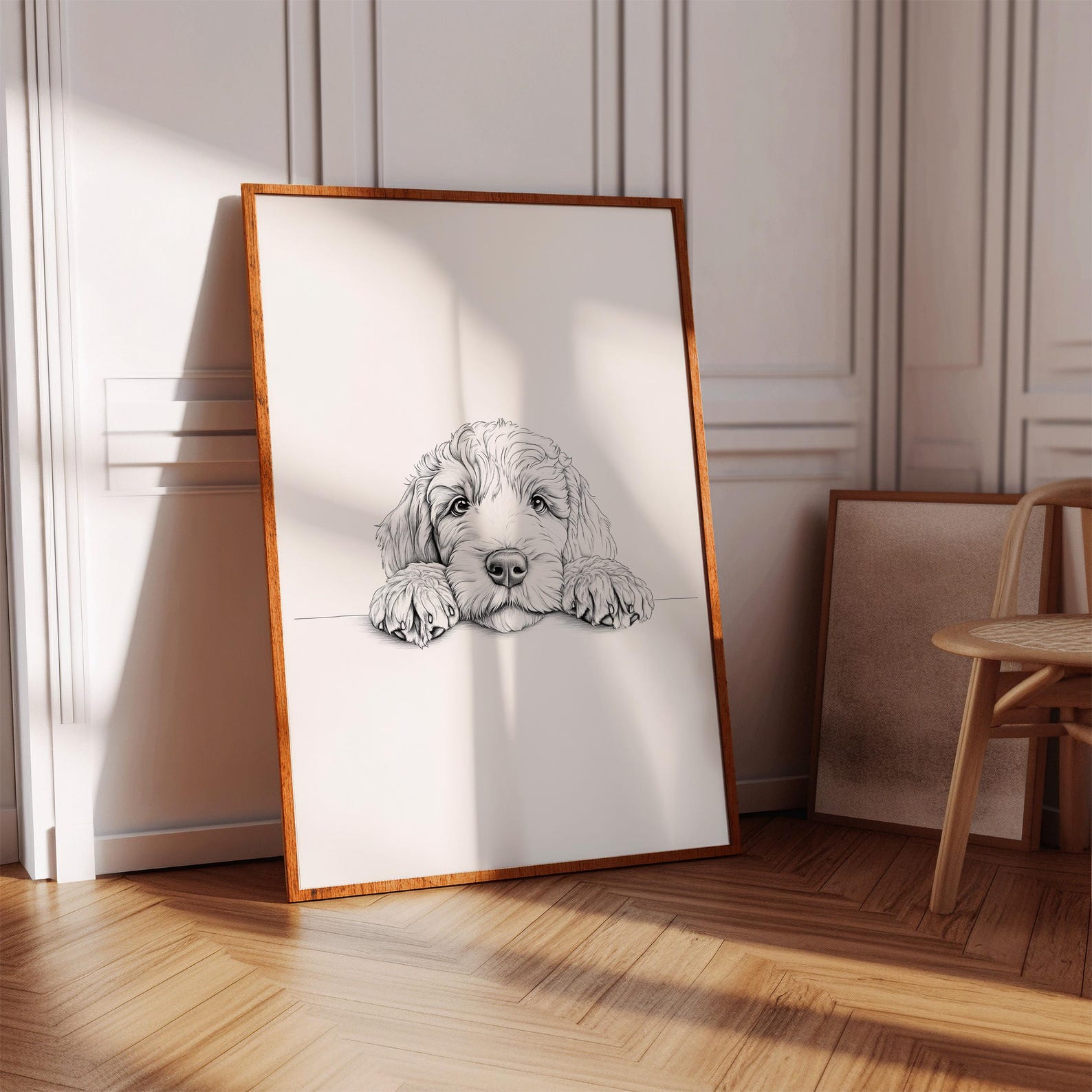 Goldendoodle | Vintage Print, Dog Vintage Poster, Dog Wall Art Decor ...