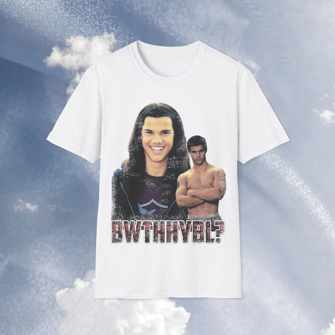 BWTHHYBL, Jacob Black Twilight Movie Parody Unisex T-shirt, Retro Faded ...