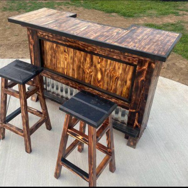 Rustic Home Bar - Etsy