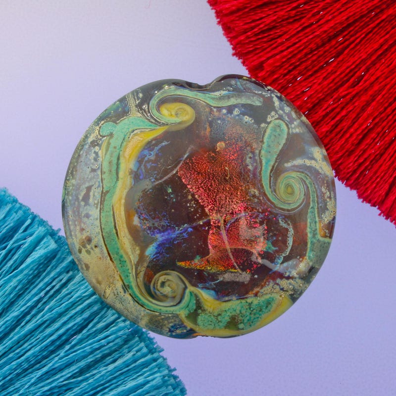 Lampwork Lentil - Etsy