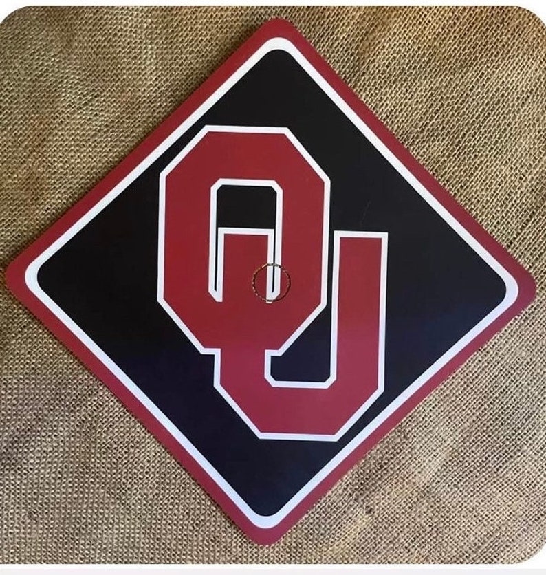 Graduation Cap Topper Custom Design Decorated Oklahoma University ...