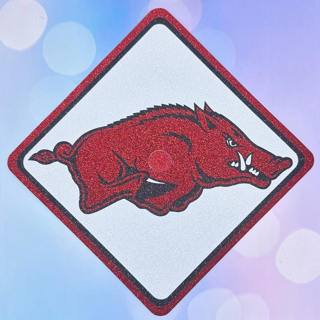 Bold Boards Custom Graduation Cap Topper: University of Arkansas ...