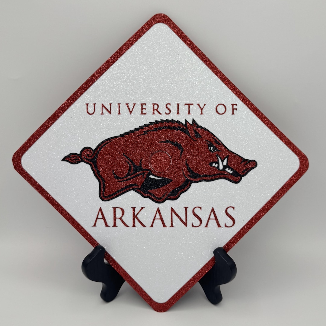 Bold Boards Custom Graduation Cap Topper: University of Arkansas ...