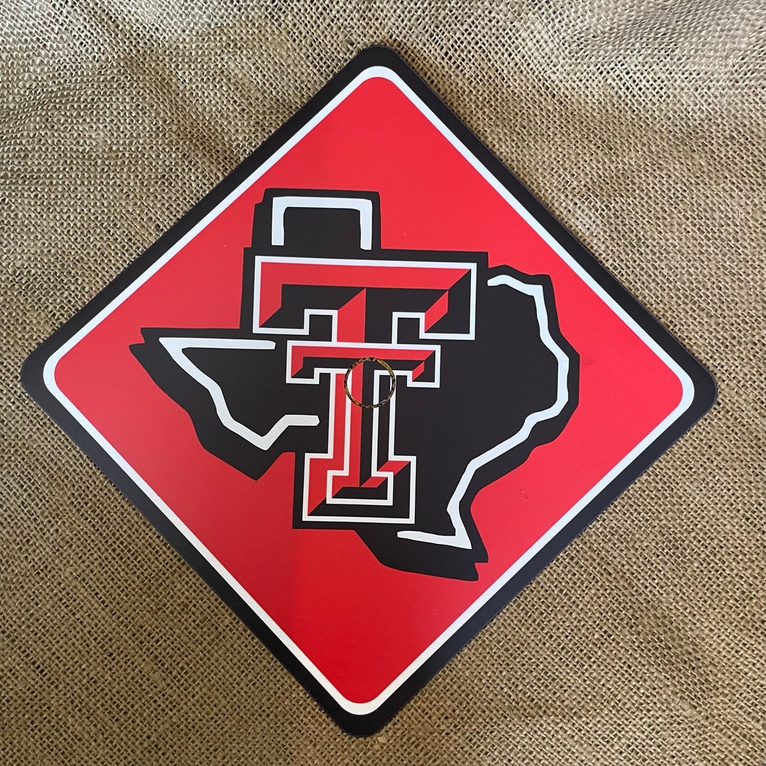 Graduation Cap Topper Custom Design Decorated Texas Tech - Printed ...