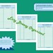 Printable Budget Template Simple Download Blue Green - Etsy