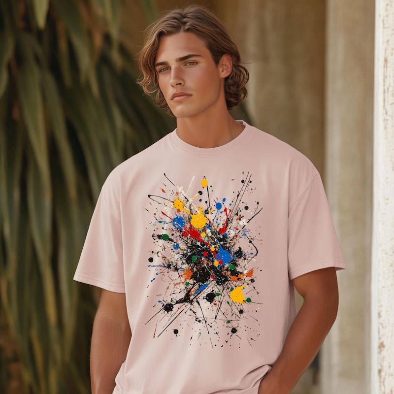 Painted T Shirt - Etsy