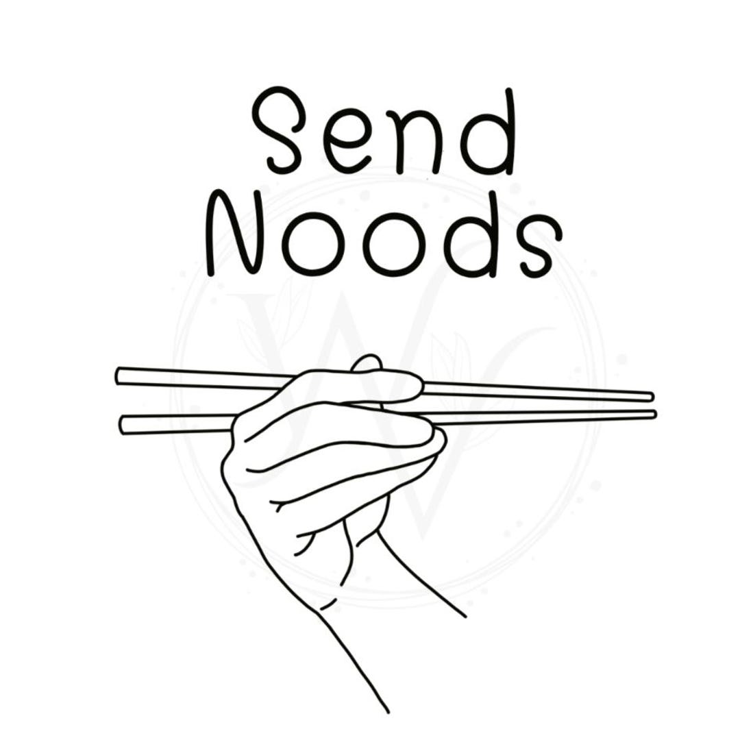 Send Noods Embroidery Pattern - Etsy