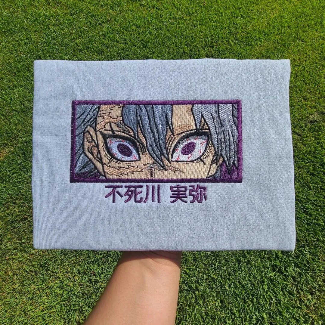 SNM Anime Embroidered Hoodie Kawaii Aesthetic Pullover Cozy Japanese ...