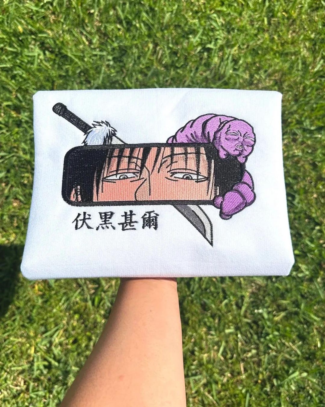 Toji Fushiguro Sweatshirt Jujutsu Kaisen Embroidered - Etsy