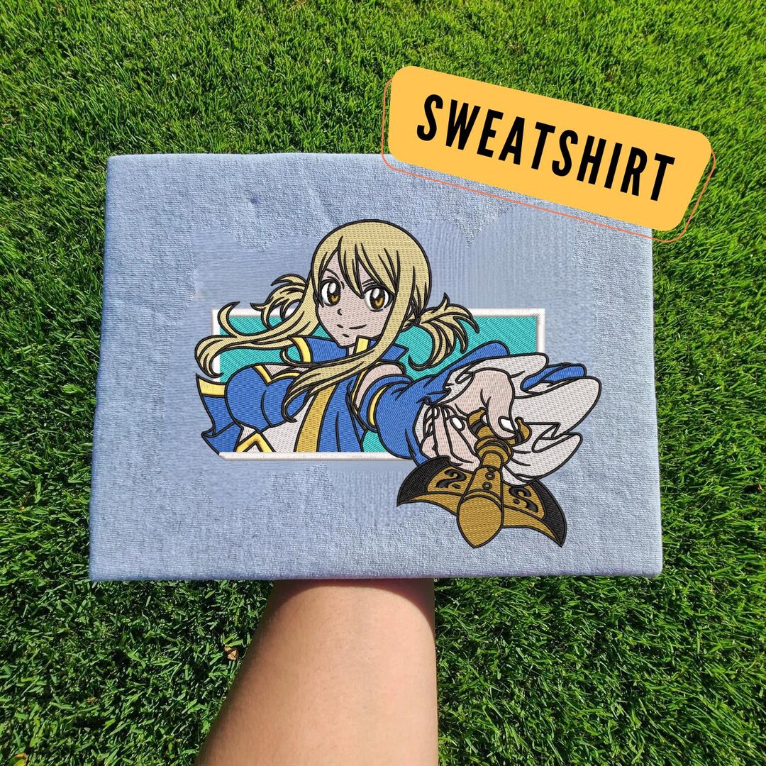 LC SWEATSHIRT Anime Embroidered Sweatshirt Kawaii Aesthetic Pullover ...