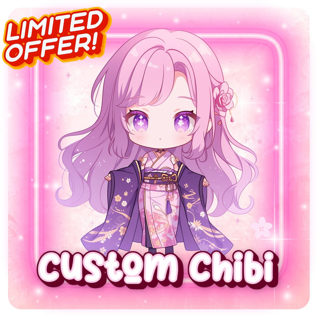 CUSTOM CHIBI, Chibi Anime Portrait, Cute Chibi Character, Couple Family ...