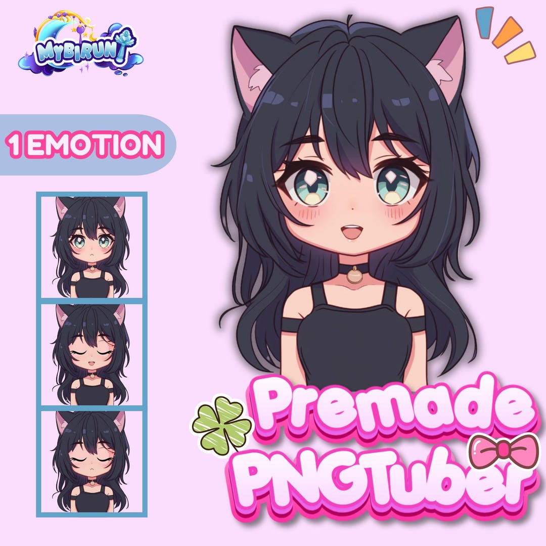 Pngtuber Model, Premade Pngtuber Model, Cute Pngtuber Premade Model ...