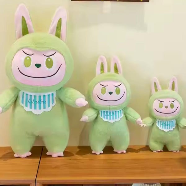 Labubu Dolls Rainbow Plushie - Etsy