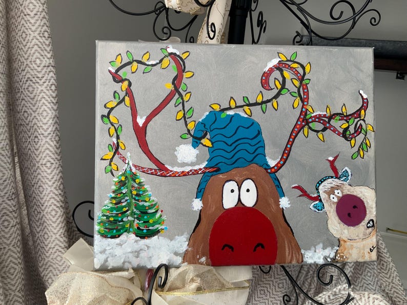 Christmas Reindeer - Etsy