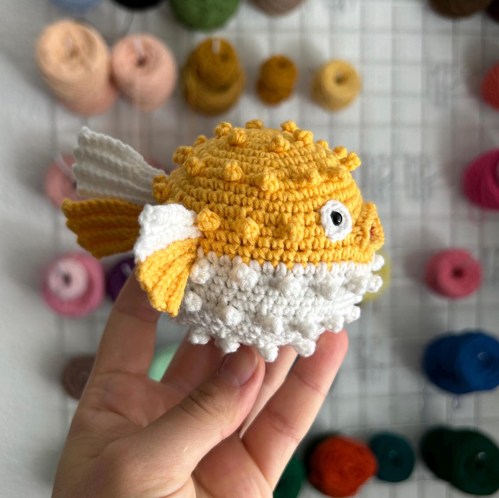 Pufferfish Crochet Pattern, Fugu Fish Pattern, Underwater Animal ...