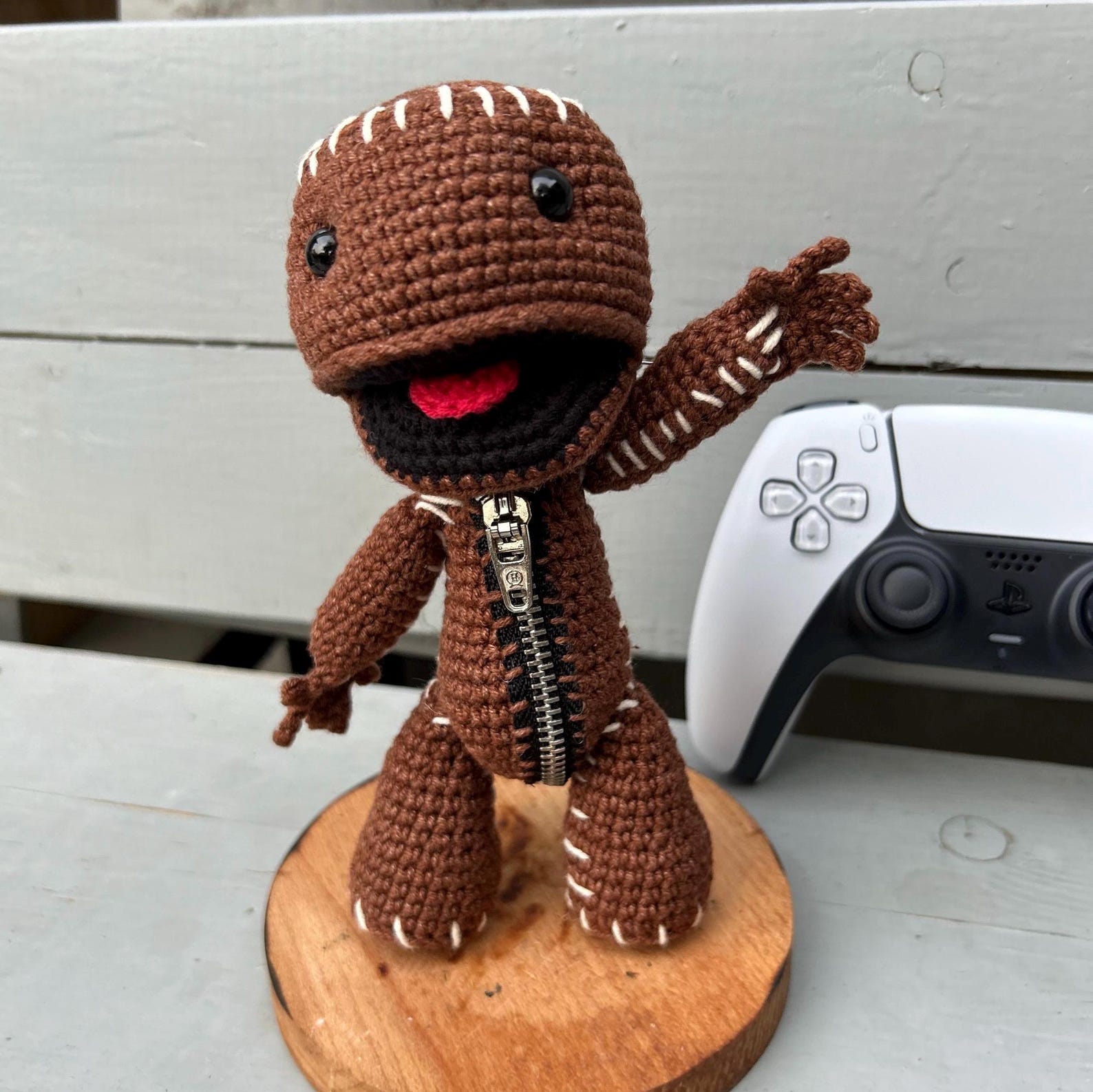 Handmade Amigurumi Sackboy Inspired Crochet Doll | Littlebigplanet Fan ...