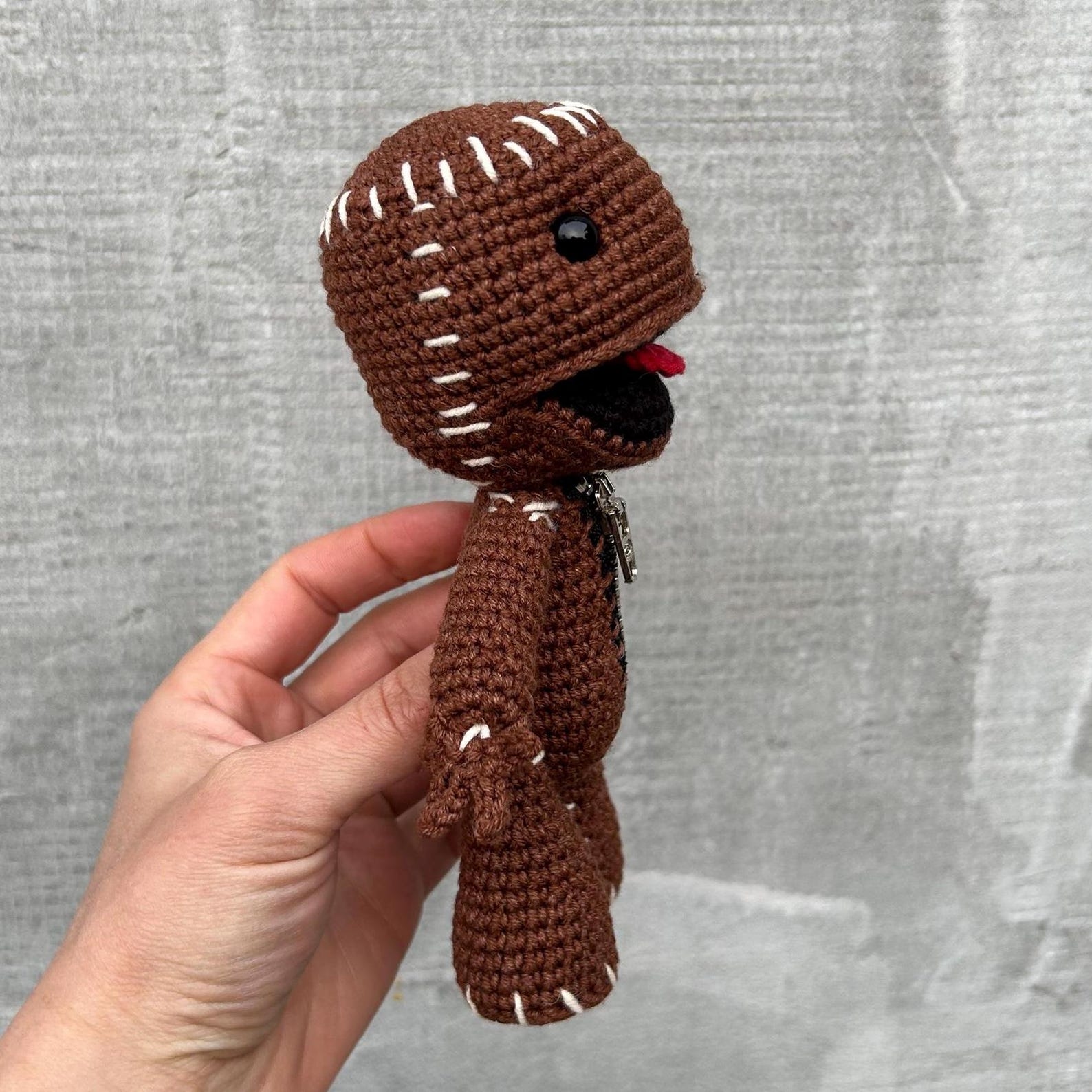 Handmade Amigurumi Sackboy Inspired Crochet Doll | Littlebigplanet Fan ...