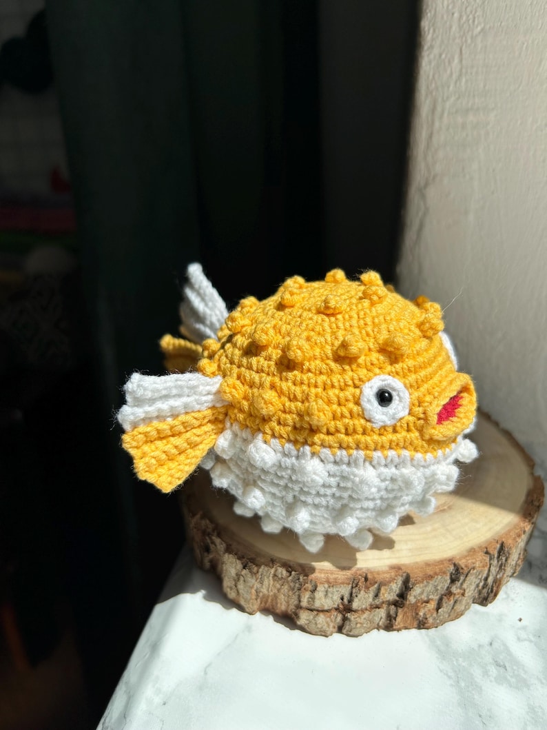 Pufferfish Crochet Pattern, Fugu Fish Pattern, Underwater Animal ...