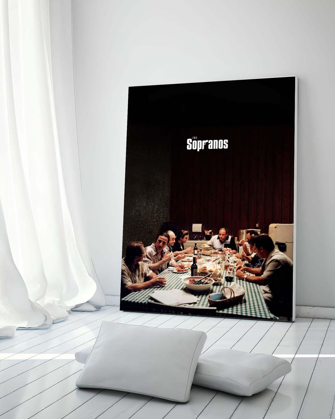 The Sopranos Wall Glass , Tony Soprano Wall Designs, Wall Glass Art ...