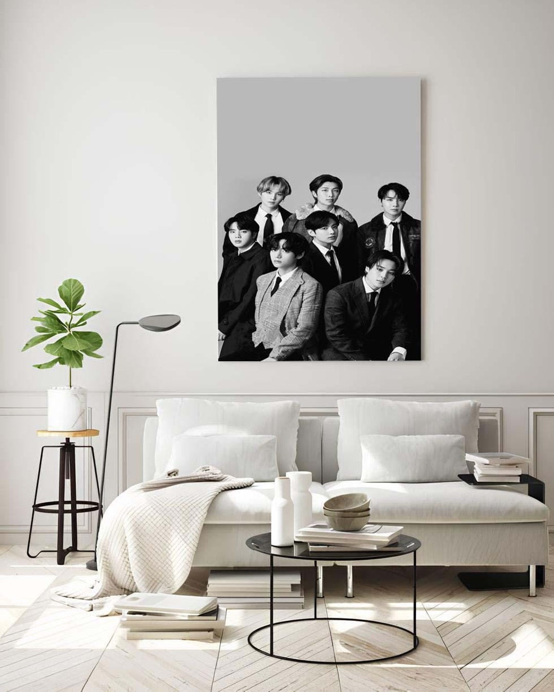 BTS Tempered Glass, Glass Wall Panels, Famous Korean Group Tempered ...