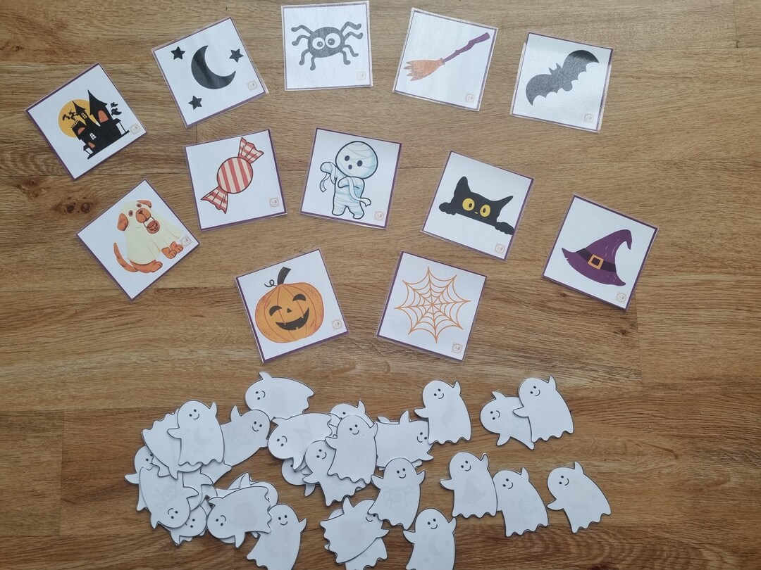 Peekaboo Ghost Hunt Sorting Game - Etsy