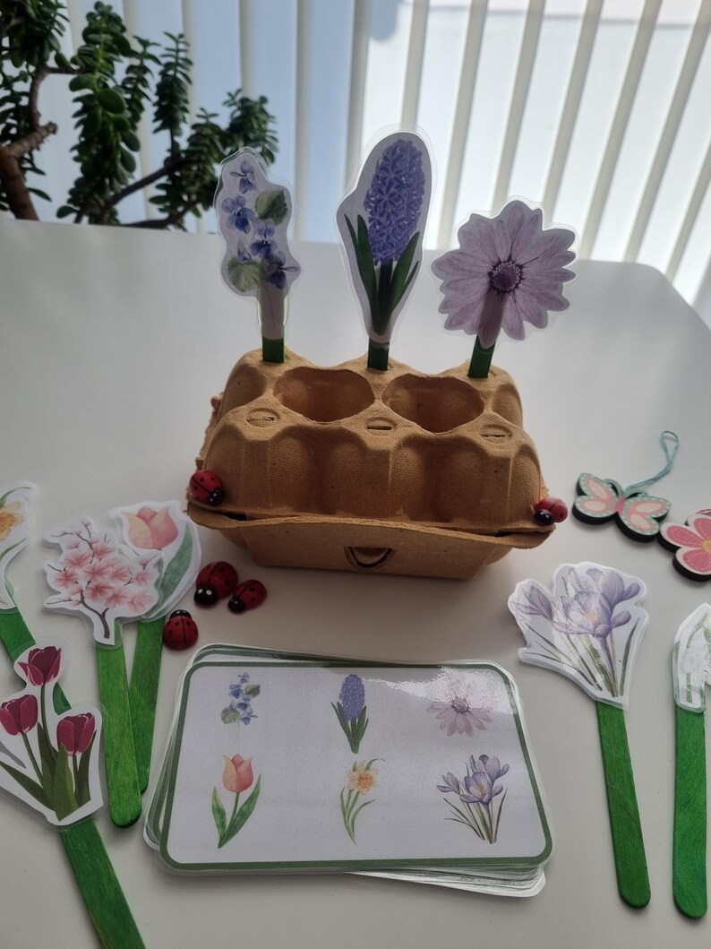 Spring Flower Garden Game - Etsy