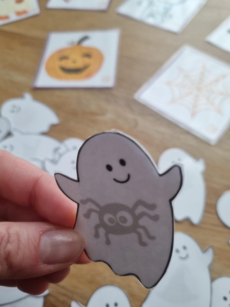 Peekaboo Ghost Hunt Sorting Game - Etsy