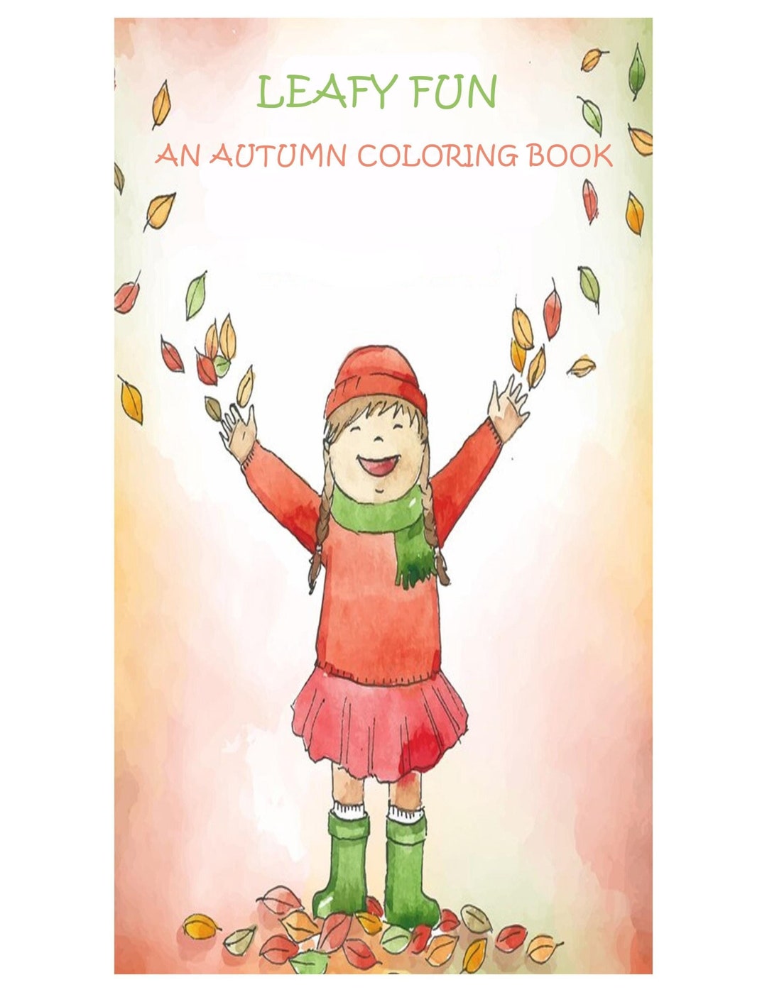 Leafy Fun Autumn Coloring Printable Book for Kids Fall-inspired Designs ...