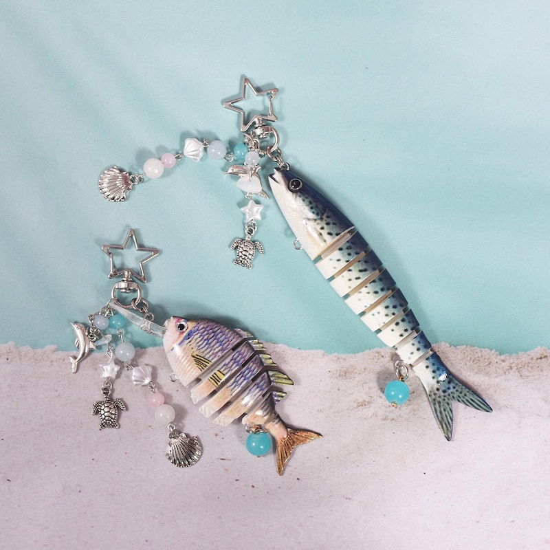 Unique Keychains Fish - Etsy UK