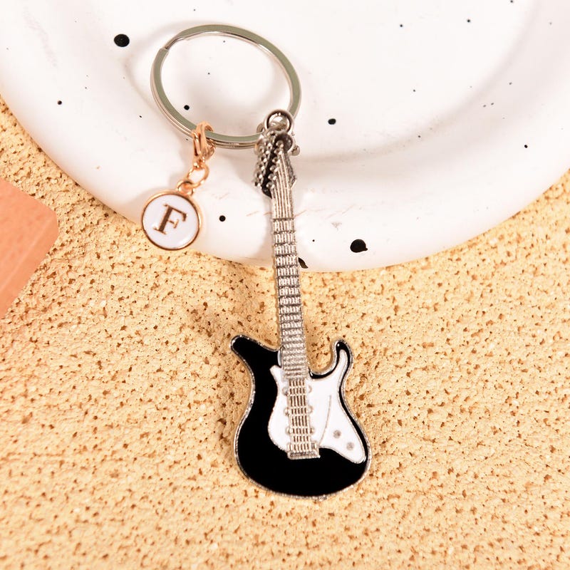 Guitar Themed Keychains - Etsy