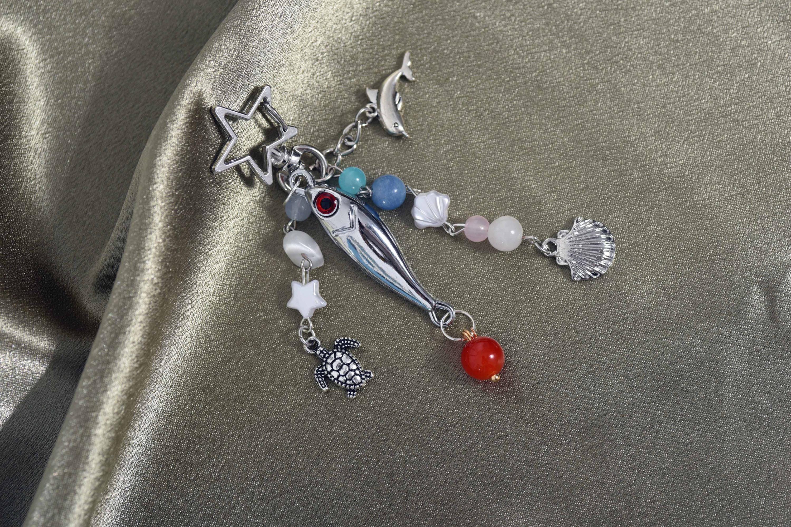Handmade Metal Fish Keychains, Cute Keychains, Lucky Charms, Bag Charms ...