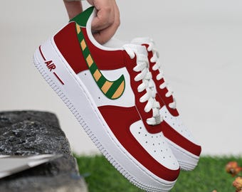 Custom Air Force 1 Christmas Candy Cane - Etsy
