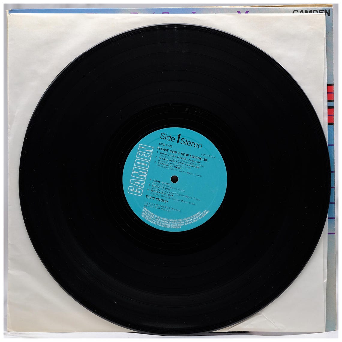 Elvis Presley Please Don't Stop Loving Me Vinyl Album, Camden Label ...