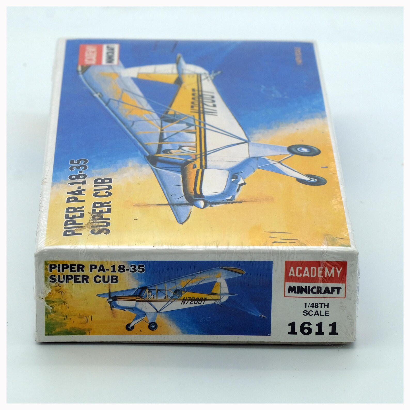 Academy Minicraft Piper PA-18-35 Super Cub 1/48th Scale Plastic Model ...