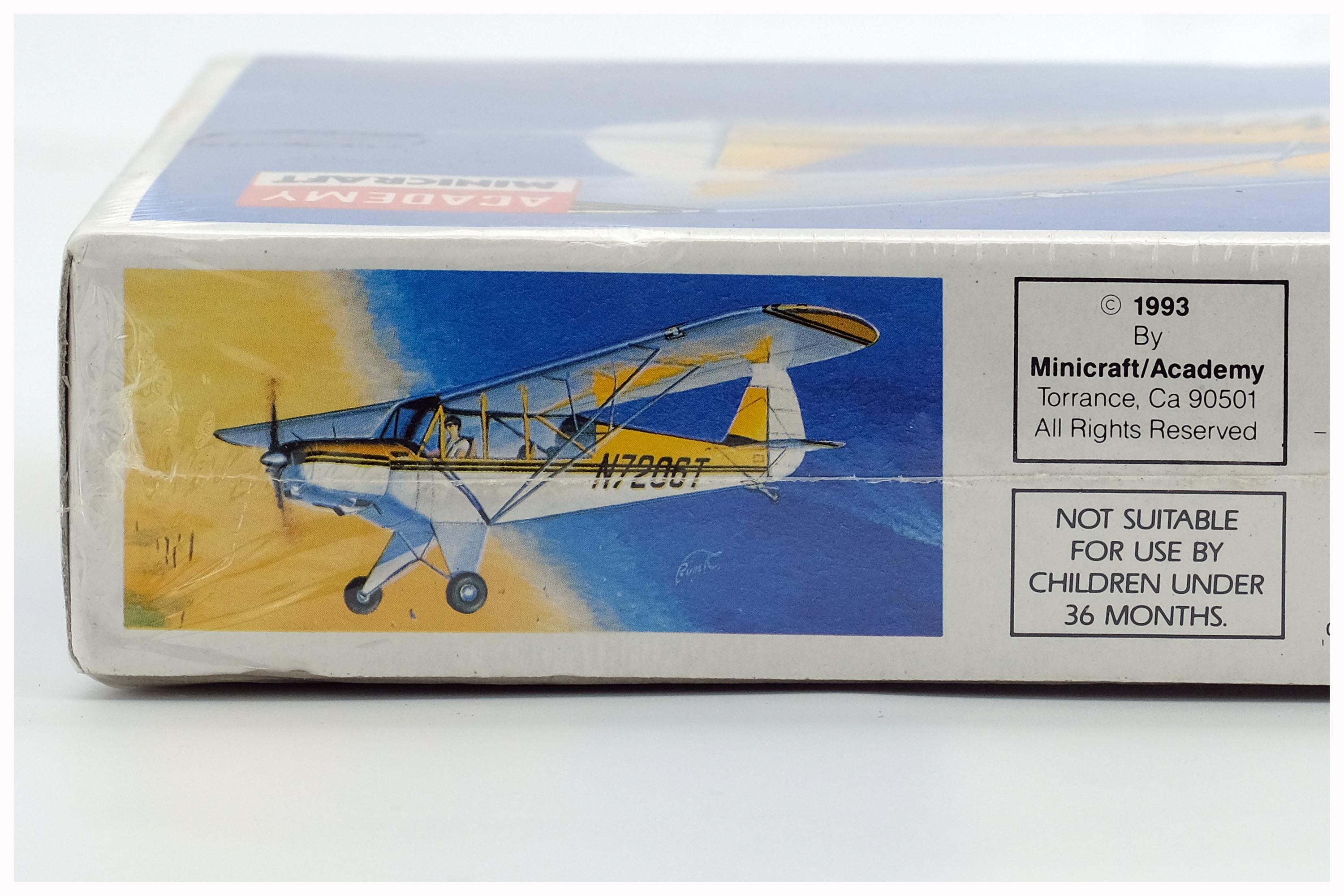 Academy Minicraft Piper PA-18-35 Super Cub 1/48th Scale Plastic Model ...