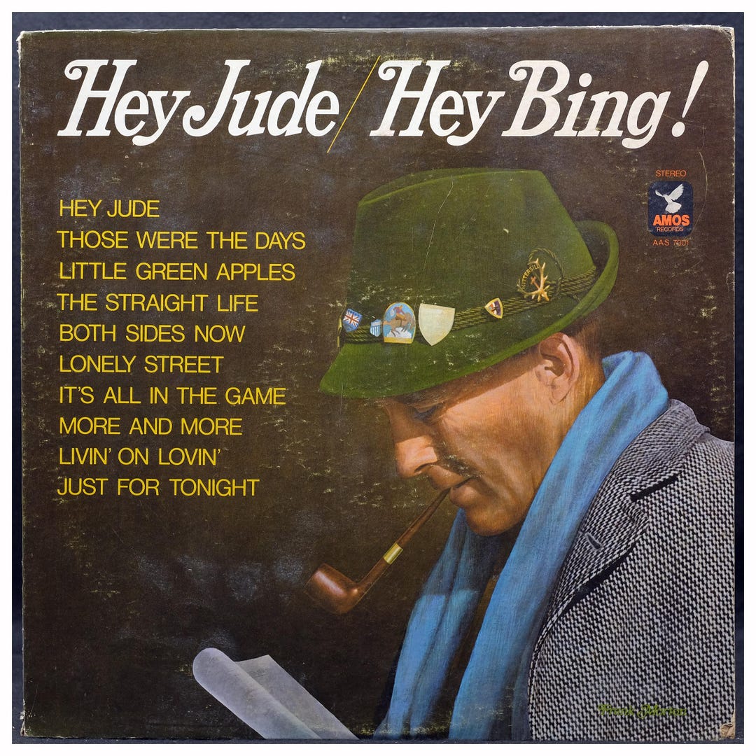 Bing Crosby Hey Jude Hey Bing Vinyl Album 1988 US Pressing, Easy ...