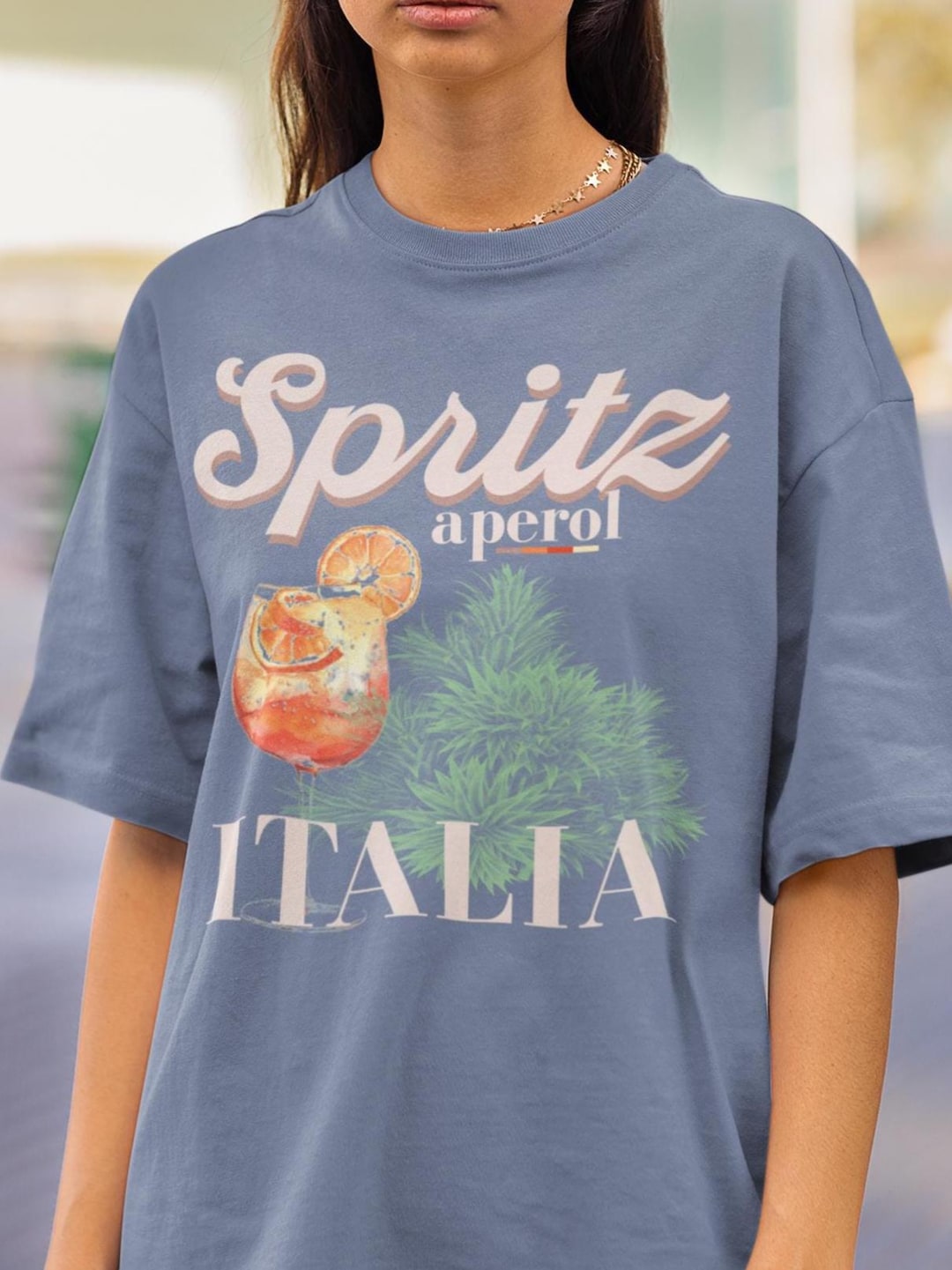 Vintage Style Aperol Spritz Shirt Womens Graphic Tee Cocktail Shirts ...