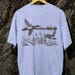 Vintage Green Duck Casual T-shirt, Animal Lover T-shirt, 90s Waterfowl ...
