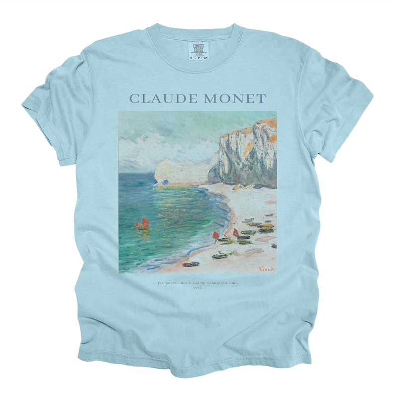 Claude Monet Shirt, Monet Art Print T-shirt, Vintage Art Graphic Tee ...