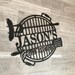 Personalized BBQ Metal Name Sign - Grill Master Outdoor Bar Decor - Man ...