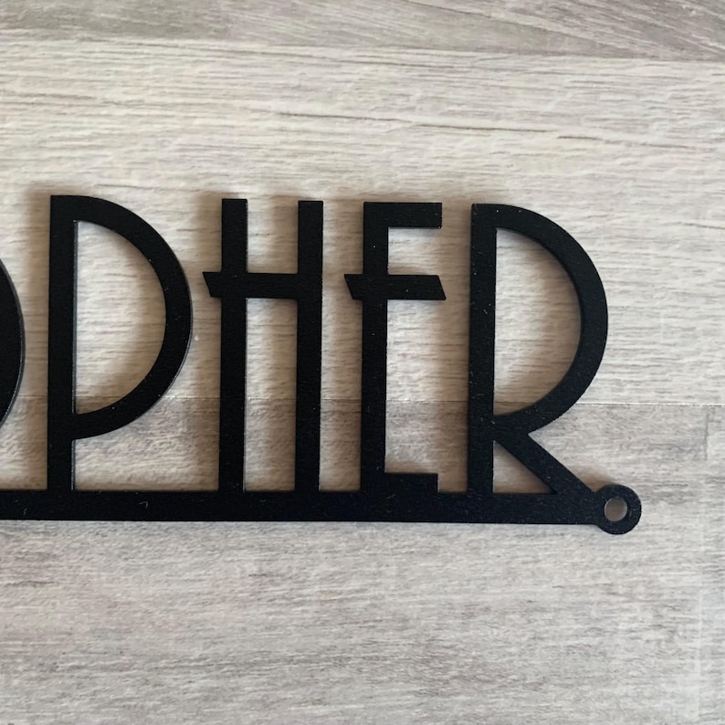 Custom Metal Office Sign, Personalized Name, Business Wall Decor, Laser ...