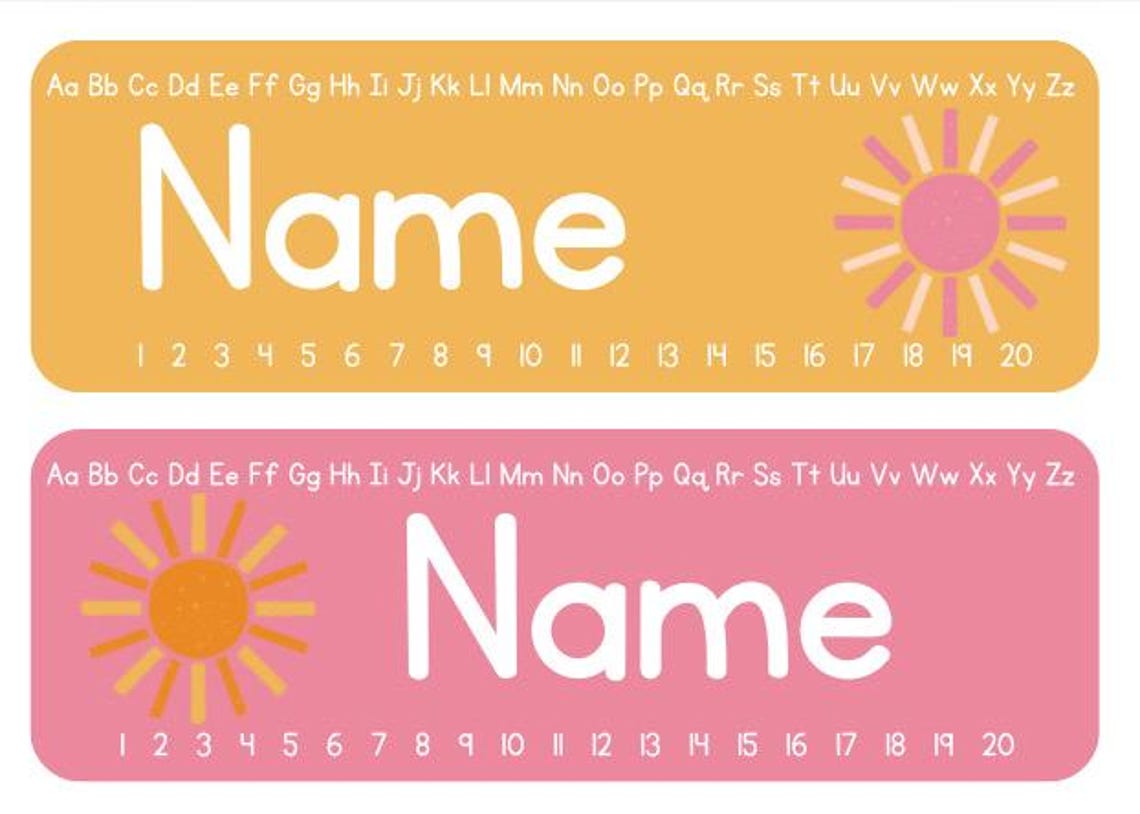 Groovy Vibes Classroom Decor BUNDLE - CANVA TEMPLATE - Etsy
