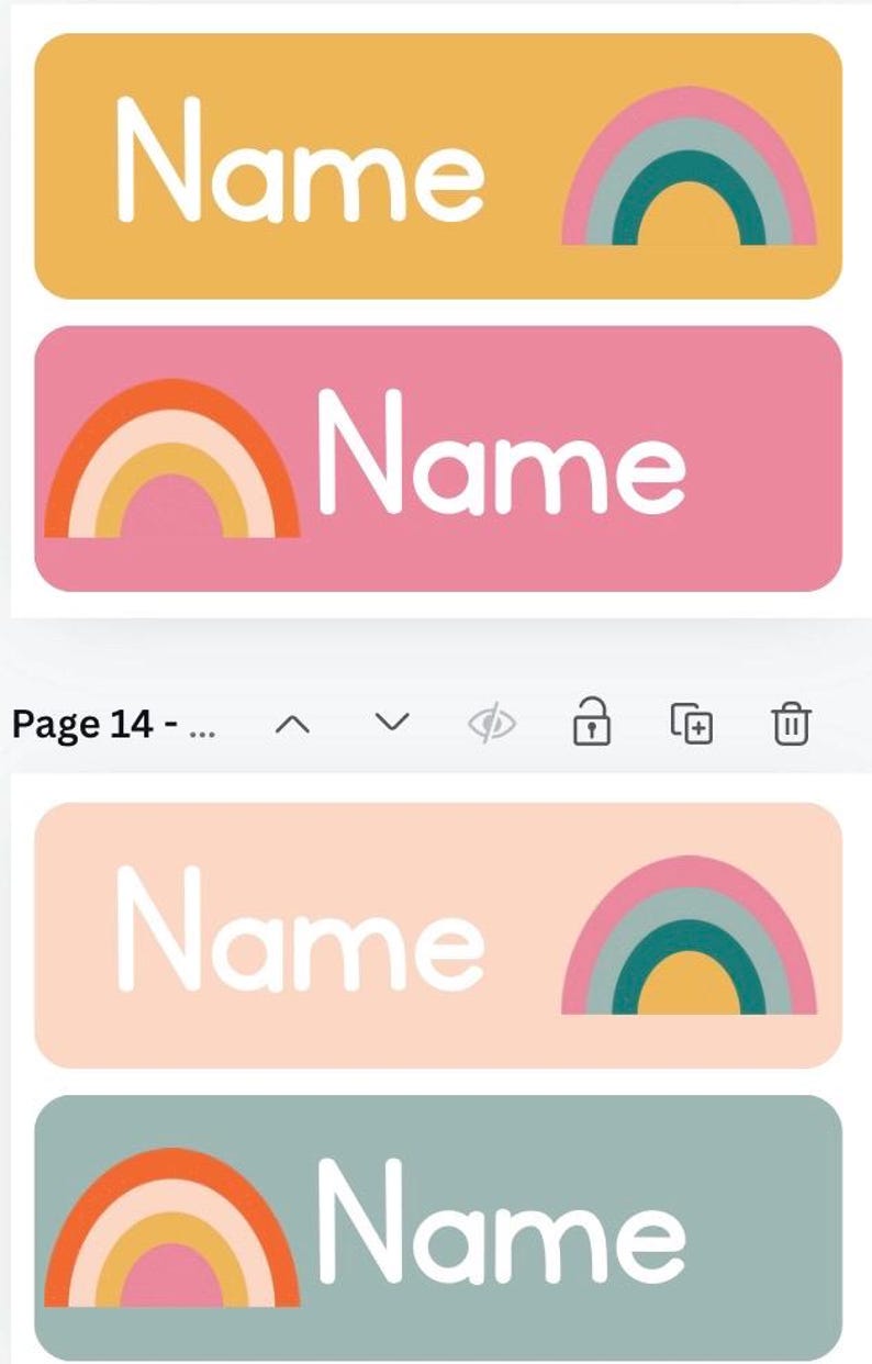 Groovy Vibes Classroom Decor BUNDLE - CANVA TEMPLATE - Etsy