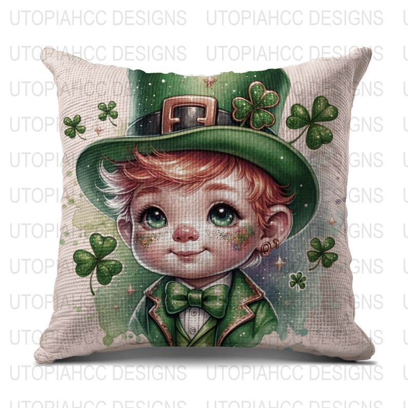 Baby Leprechaun Clipart for St Patricks Day, Cute Leprechaun PNG With ...