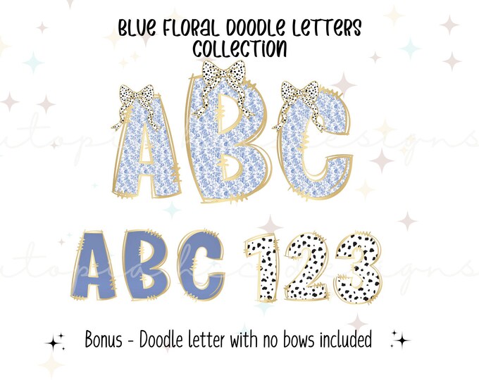 Spring Floral Alphabet PNG, Doodle Alpha, Doodle Flowers, Doodle ...