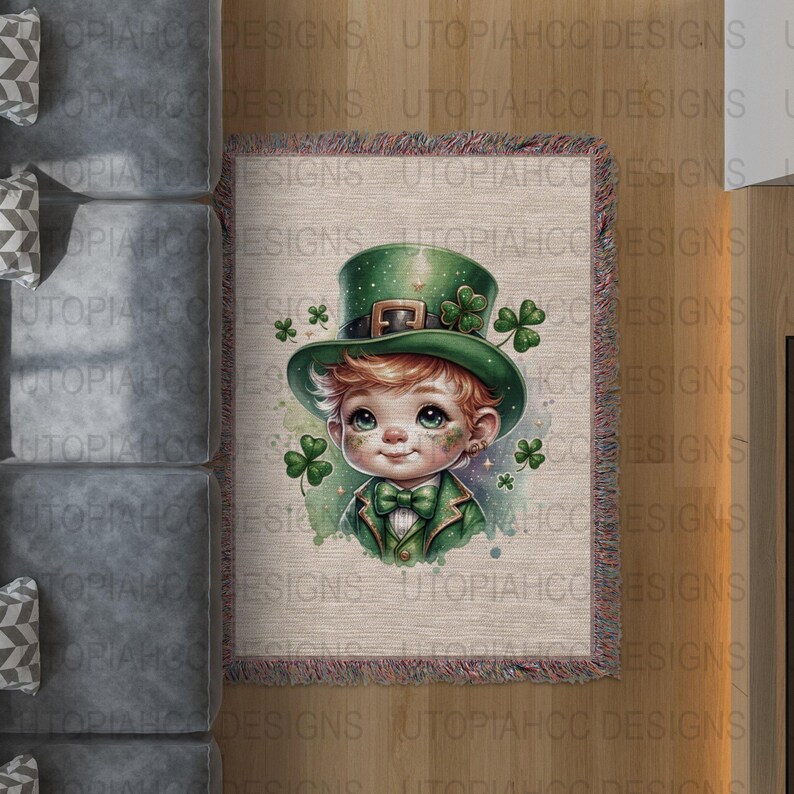 Baby Leprechaun Clipart for St Patricks Day, Cute Leprechaun PNG With ...