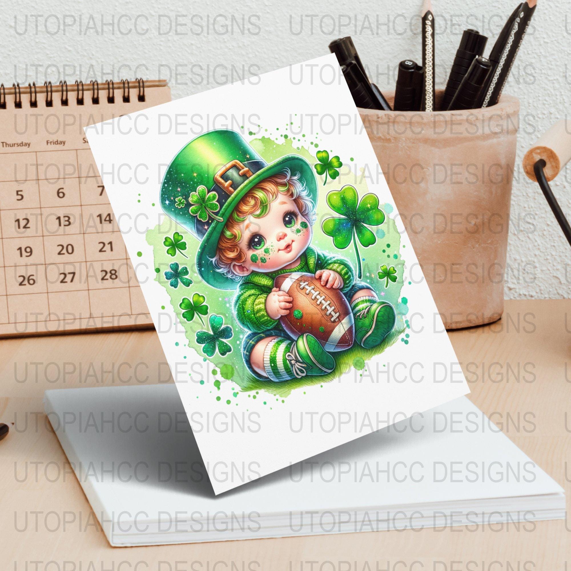 Baby Leprechaun PNG Clipart, Cute St Patricks Day PNG, Shamrock Clipart ...