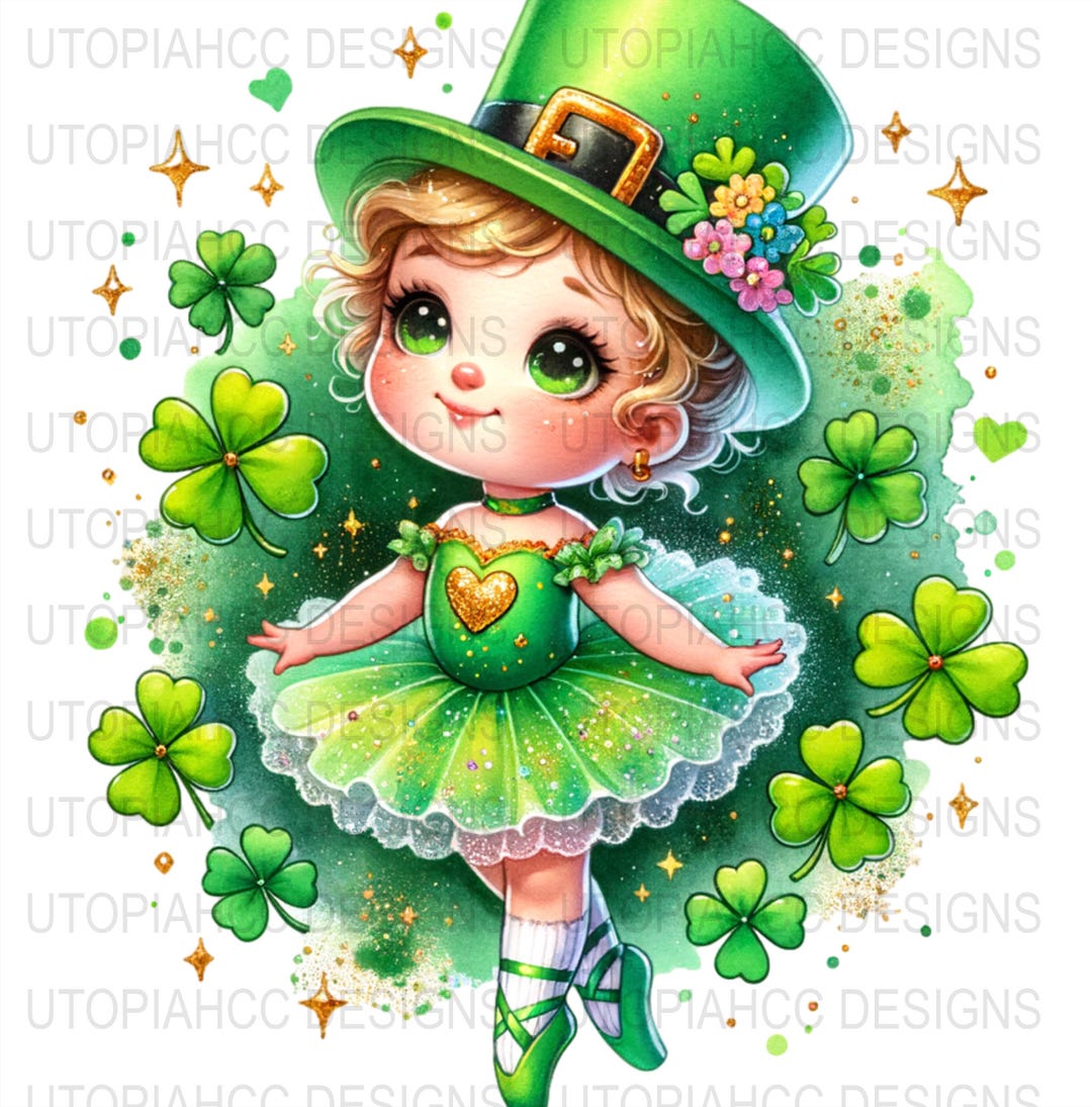 Cute Baby Leprechaun Png, Shamrock Clipart, St Patricks Day Png, Lucky ...