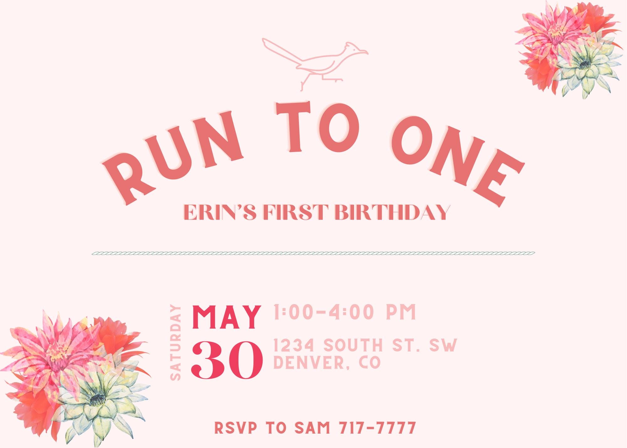 Southwest Birthday Invitation - Etsy