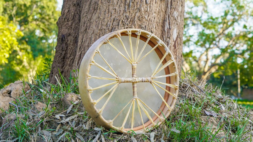 American Shaman Native Drum Buffalo Hide , Shamanic Frame Drum - Etsy